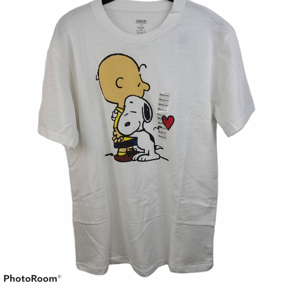 Peanuts | Tops | Nwt Peanuts Snoopy Charlie Brown Tshirt Size Small ...